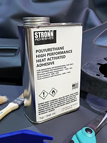 32oz Polyurethane Heat Activated Adhesive Glue Contact Cement for Automotive Upholstery & Shoe Sole 1qt STRONN SAR 306