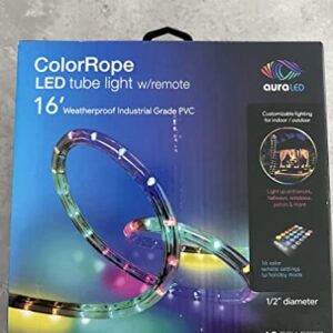 Color Rope LED Tube Light W/Remote 16'