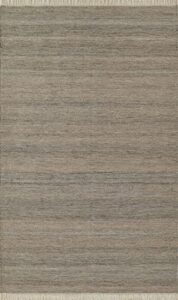 momeni cove recycled p.e.t area rug, grey, 2' x 3'