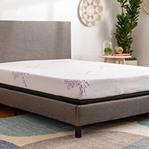 Tulo by Mattress Firm | 6 INCH Memory Foam Lavender Mattress | Pain-REDUCING Pressure Relief | Queen Size