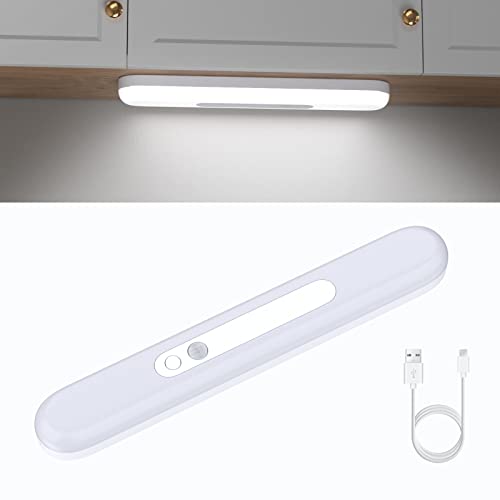 Pluralla Closet Light, 59 LED Under Cabinet Rechargeable Light with Motion Sensor, Magnetic Wireless Light Fixtures, Dimmable Light Under Counter Night Light for Kitchen/Wardrobe/Stairway