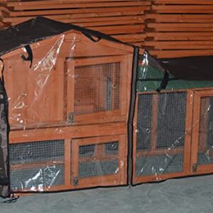 BUNNY BUSINESS Rabbit Hutch Covers Over 20 Types Rabbit Hutches Rabbit Run Cover (Grove-UNI)