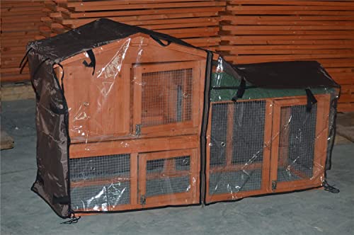 BUNNY BUSINESS Rabbit Hutch Covers Over 20 Types Rabbit Hutches Rabbit Run Cover (Grove-UNI)