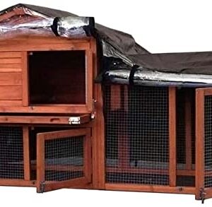 BUNNY BUSINESS Rabbit Hutch Covers Over 20 Types Rabbit Hutches Rabbit Run Cover (Grove-UNI)