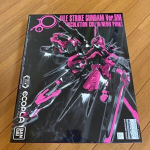 bandai spirits 1/100 mg gat-x105 yale strike gundam ver.rm (recirculation color / neon pink)