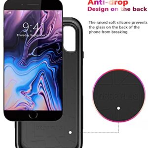 Diverbox Case [Shockproof] [Dropproof] [Dust-Proof],Heavy Duty Protection Phone Cover for Apple iPhone 8 Plus & 7 Plus (Black)