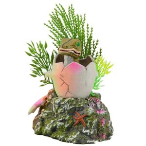 zyhw aquarium dinosaur thematic decorations fish tank dinosaur egg oxygen action air bubble crafts for aquarium,fish tank ornaments