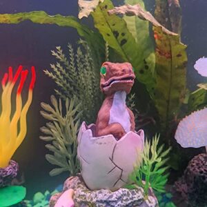 ZYHW Aquarium Dinosaur Thematic Decorations Fish Tank Dinosaur Egg Oxygen Action Air Bubble Crafts for Aquarium,Fish Tank Ornaments