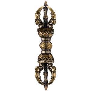 homoyoyo buddhist dorje vajra pestle brass craft ornament retro antique buddha pendant charms for diy keychain car decor buddhism supplies