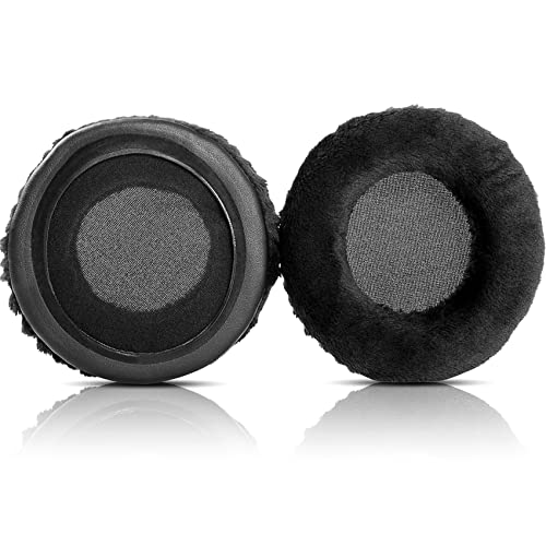 TaiZiChangQin MJ553BT Ear Pads Cushions Memory Foam Replacement Compatible with Pioneer SE-MJ553BT SE MJ553BT Headphone Velour Earpads Black