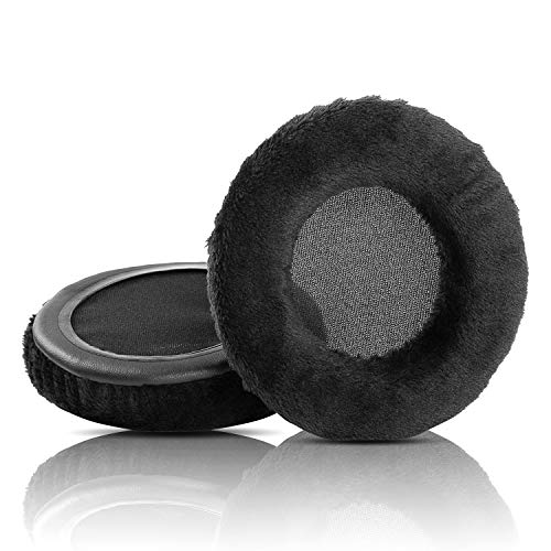 TaiZiChangQin MJ553BT Ear Pads Cushions Memory Foam Replacement Compatible with Pioneer SE-MJ553BT SE MJ553BT Headphone Velour Earpads Black