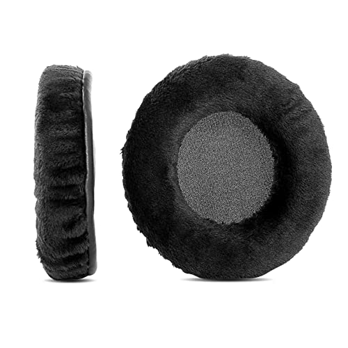 TaiZiChangQin MJ553BT Ear Pads Cushions Memory Foam Replacement Compatible with Pioneer SE-MJ553BT SE MJ553BT Headphone Velour Earpads Black