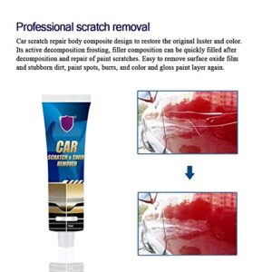 Car Scratch Remover Car Repair Polishing Scratch Removal Wax Scratch Repair Kit with Sponge 15ml, One-size