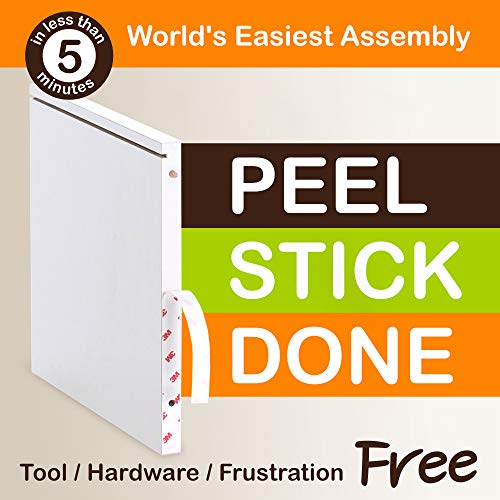 Way Basics Stackable Bookshelf Cube Open Shelf Modular Closet Organizer and Storage (Tool-Free Assembly)