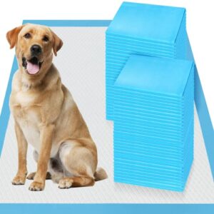 boscute xxl thicken 6 layers heavy absorbent 30"x36" pet training dog pee pads, extra large polymer leak-proof quick dry puppy pee pads, disposable pee pads for dogs cats rabbit