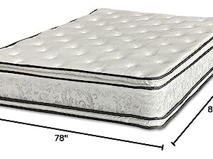 Greaton, 12-Inch Medium Plush Double Sided Pillowtop Innerspring Mattress, King