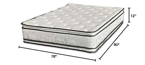 Greaton, 12-Inch Medium Plush Double Sided Pillowtop Innerspring Mattress, King