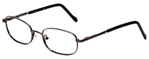 reptile skink designer reading glasses in gunmetal ; +1.75