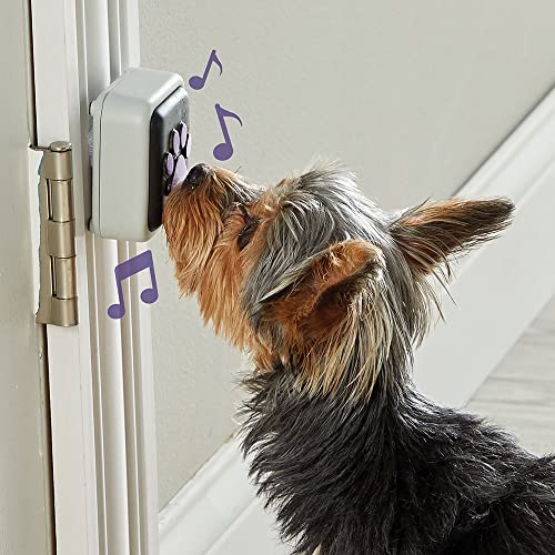 Hunger for Words Talking Pet Doorbell - 1 Piece Doorbell for Dogs, Doggie Doorbell, Perfect for Dog Potty Training, Talking Dog Buttons