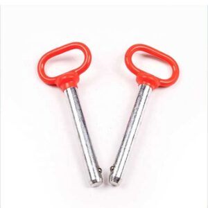 1/2" X 3.7" Red Handle Detent Pin,Quick Release Hitch Pin, Simple Insertion and Remove ,Trailer,Automatic Equipment Part