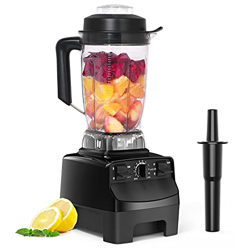 Blender Smoothie Maker Smoothie Blender 1450W, Jug Blender with 8 Sharp Ice Crusher Blades, Professional Food Processor and Blenders for Kitchen with 2L BPA-Free Tritan Container