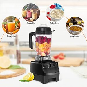 Blender Smoothie Maker Smoothie Blender 1450W, Jug Blender with 8 Sharp Ice Crusher Blades, Professional Food Processor and Blenders for Kitchen with 2L BPA-Free Tritan Container