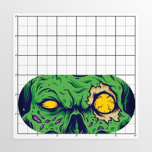 KCD VR Headset Controller Decal Sticker - Front Eyes Skin - Green Zombie