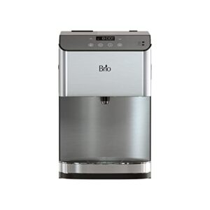 brio 700 series moderna 3-stage touch-less countertop bottle-less pou tri-temperature digital water cooler dispenser