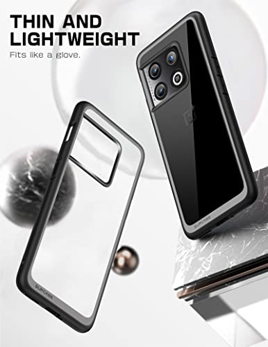 SUPCASE Unicorn Beetle Style Series Case Designed for OnePlus 10 Pro 5G (2022 Release), Premium Hybrid Protective Clear Case (Black)