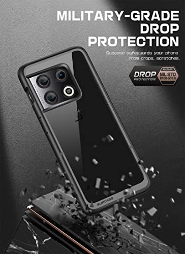 SUPCASE Unicorn Beetle Style Series Case Designed for OnePlus 10 Pro 5G (2022 Release), Premium Hybrid Protective Clear Case (Black)