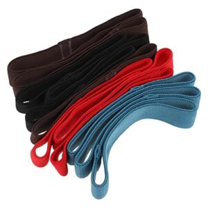 12 pcs lunch bento box band straps heavy duty lashing straps nylon bento box lunch container fixing straps for bento box lunch container box straps belts bundling belts ( random color )