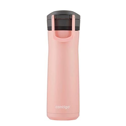 Contigo Jackson Chill Drinks Bottle, Large BPA-Free Stainless Steel Water Bottle, 100% Leakproof, Keeps Drinks Cool for up to 24 Hours; Insulated Bottle for Sports, Cycling, Jogging, Hiking, 590 ml