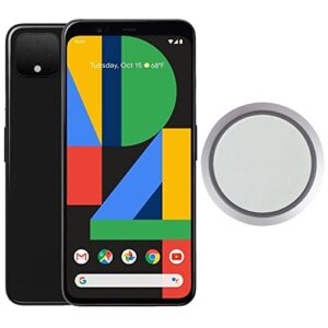 google pixel 4 xl (128gb, 6gb) 6.3" 90hz oled, ip68 water resistant, snapdragon 855, fully unlocked (t-mobile, verizon, at&t, googlefi) (w/fast wireless charging pad, black) (renewed)