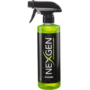 nexgen interior cleaner — all purpose cleaner for car detailing, interior car cleaner, car dashboard cleaner — mist on wipe off solution for all interior surfaces (16oz)