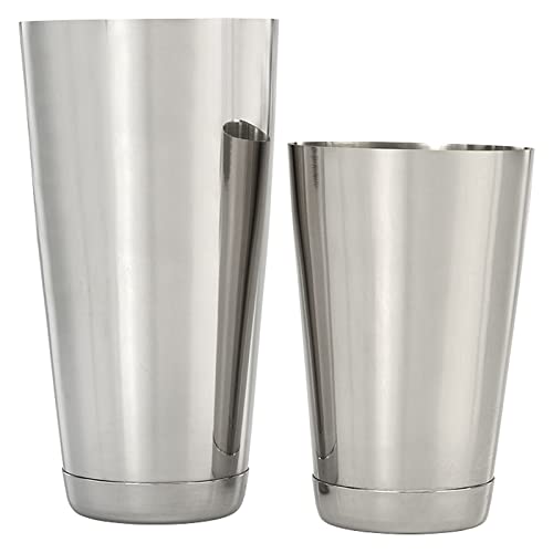 Barfly Soho Cocktail Shaker Tin Set (18 oz and 28 oz), Stainless,M37152