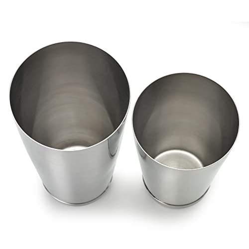 Barfly Soho Cocktail Shaker Tin Set (18 oz and 28 oz), Stainless,M37152