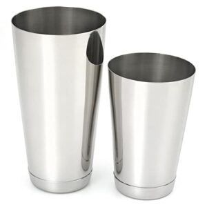 Barfly Soho Cocktail Shaker Tin Set (18 oz and 28 oz), Stainless,M37152