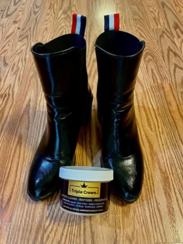 Accessible Preservatives 4 Ounce Leather formula; leather conditioner; leather cleaner; leather restorer for use on auto interiors, shoes, bags. Made in the U.S.A.