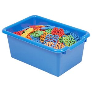 ECR4Kids Scoop Front Storage Bins, Multipurpose Organization, Assorted, 25-Piece