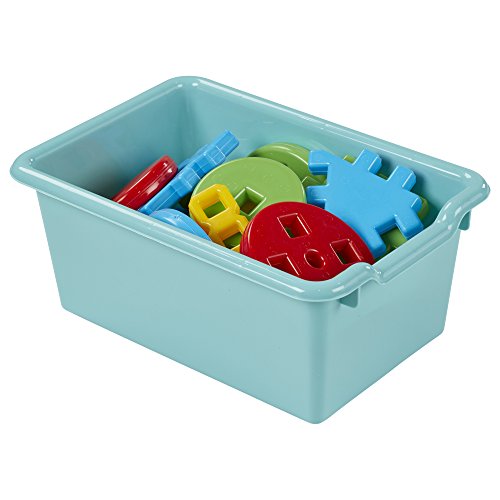 ECR4Kids Scoop Front Storage Bins, Multipurpose Organization, Contemporary, 25-Piece