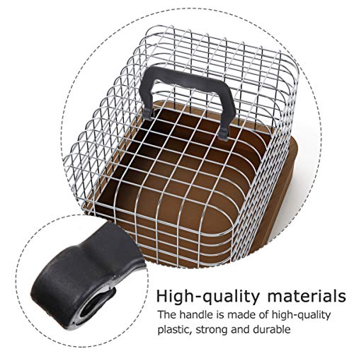 Pet Cage Handle Plastic Crate Handles Replacement for Pet Cage Crates, pet crates Handle Help You Carry The Cage Easily- 10pcs, Plastic cage Handle Black Replacement Crate Handles