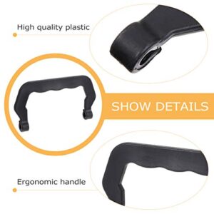 Pet Cage Handle Plastic Crate Handles Replacement for Pet Cage Crates, pet crates Handle Help You Carry The Cage Easily- 10pcs, Plastic cage Handle Black Replacement Crate Handles