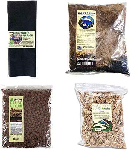 Josh's Frogs Bioactive Dart Frog Substrate Vivarium Bundle- Extra Small