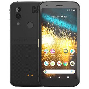 cat phones s62 128gb (t-mobile/sprint unlocked) rugged waterproof smartphone - black (renewed).