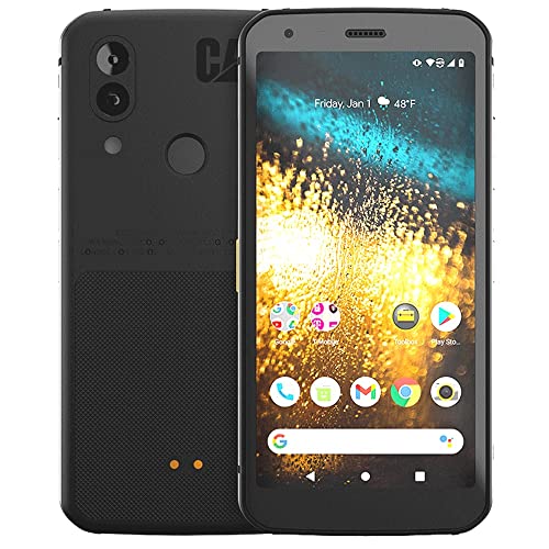 CAT Phones S62 128GB (T-Mobile/Sprint Unlocked) Rugged Waterproof Smartphone - Black (Renewed).