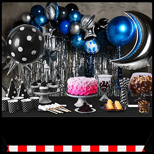 Moukeren 3 Pieces Racing Car Tablecloth Racetrack Table Covers Car Road Table Runner Disposable Race Table Cloth Car Theme Birthday Decorations Party Supplies, 54 x 108 Inches