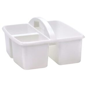 teacher created resources® white plastic storage caddy