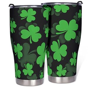 legendnatoo st.patrick's day tumbler stainless steel vacuum insulated easy to clean travel coffee mug for adult & teens & kid multicolor 900ml(30oz)