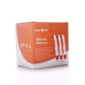 SNAWOP Dental Matrix Bands 10PCS Preformed Standard/Curved Matrices for Teeth Restoration 4.5MM/6MM (4.5MM Standard)