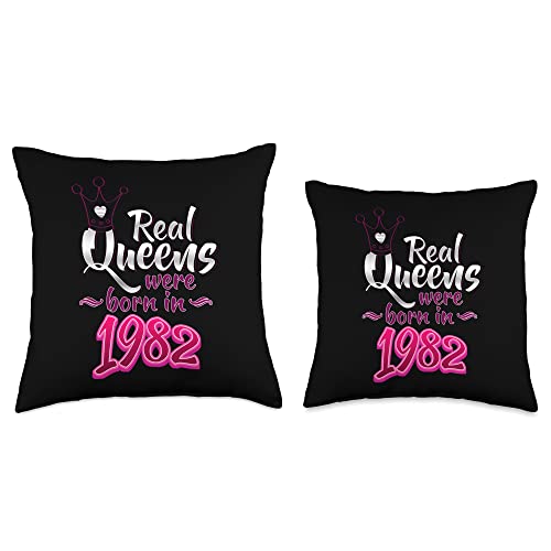 41st Birthday Gifts for Women 41 Year Old Gifts Gift Mum 41st Birthday Woman 41 Years 1982 Throw Pillow, 16x16, Multicolor